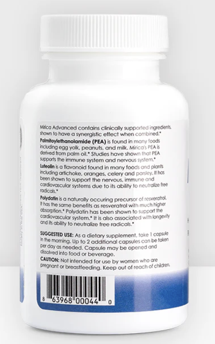 Mirica® Advanced – Enhanced Absorption Formula – Palmitoylethanolamide ...